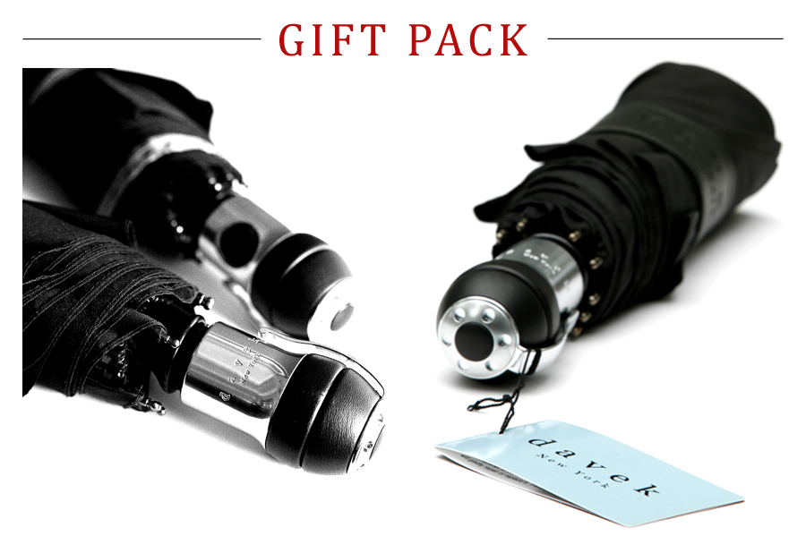DAVEK UMBRELLAS: Buy the Solo Gift Pack - Get a free Duet umbrella | Milled