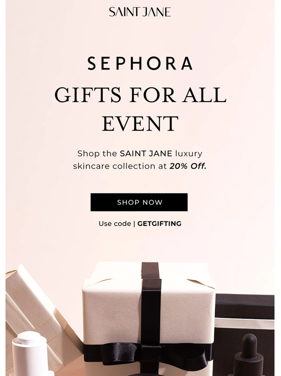 Saint Jane Beauty: Sephora Gifts for All Event! | Milled