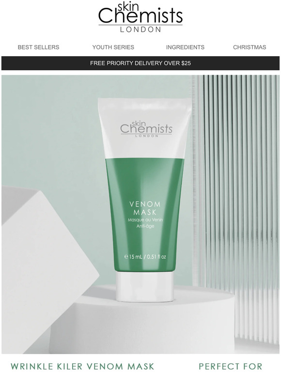 Skin Chemists: Have you tried our Wrinkle Killer Venom Mask? | Milled