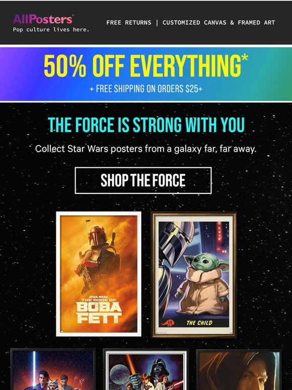 AllPosters: These ARE the posters you’re looking for. | Milled