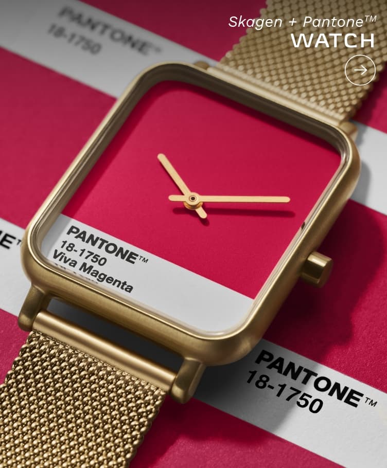 Skagen Watches: skagen + pantone collab collection. | Milled