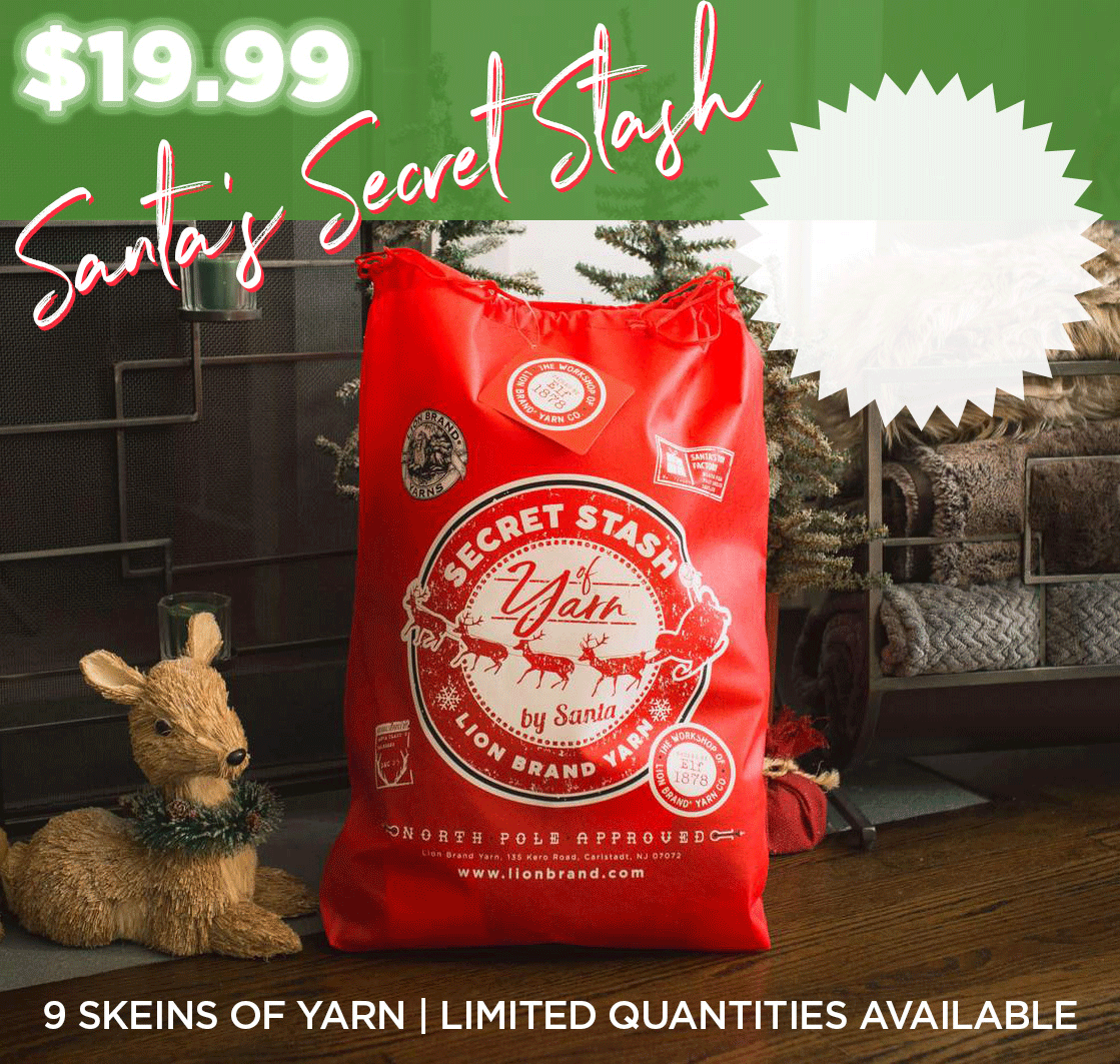 Lion Brand Yarn: Santa Sacks Are Here! | Milled