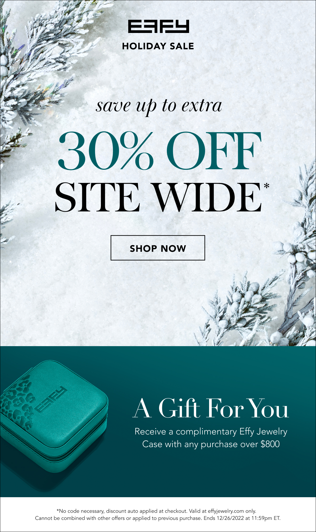 Effy: The Effy Holiday Sale, starts now! | Milled