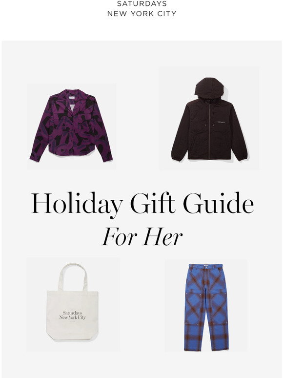 Saturdays NYC: Consider This a Cheat Sheet: Gifts for Her 💫 | Milled