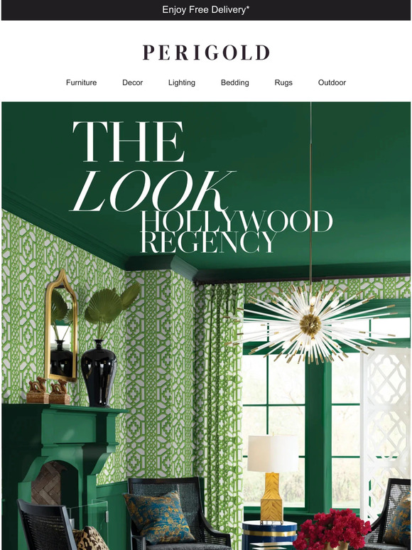 Perigold: Bright colors & bold patterns steal the show. | Milled