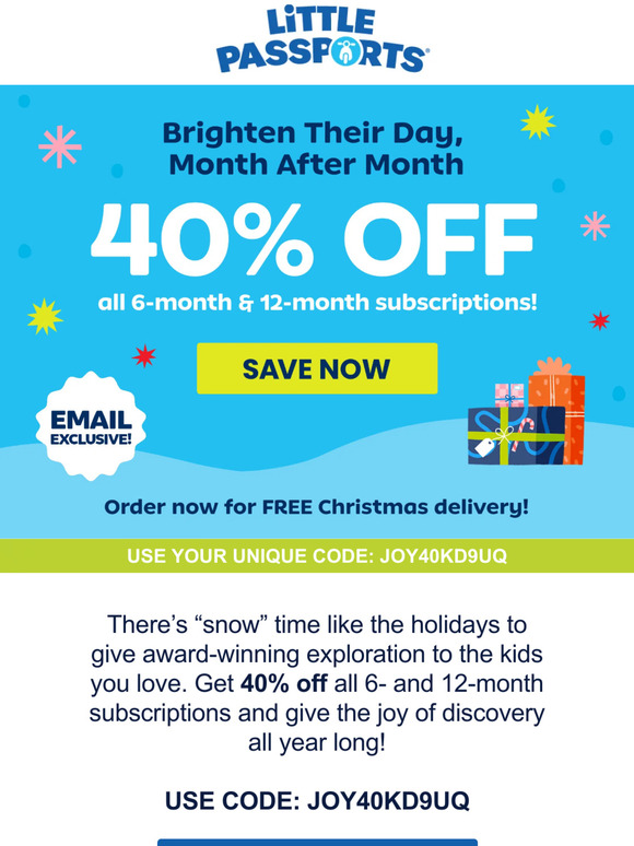 Little Passports: Oops, we've fixed the discount code! | Milled