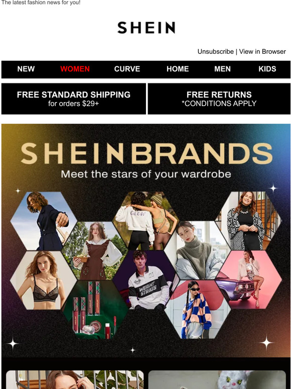 SHEIN: SHEIN Brands | Meet the stars of your wardrobe | Milled