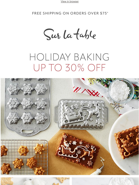 Sur la Table Email Newsletters: Shop Sales, Discounts, and Coupon Codes