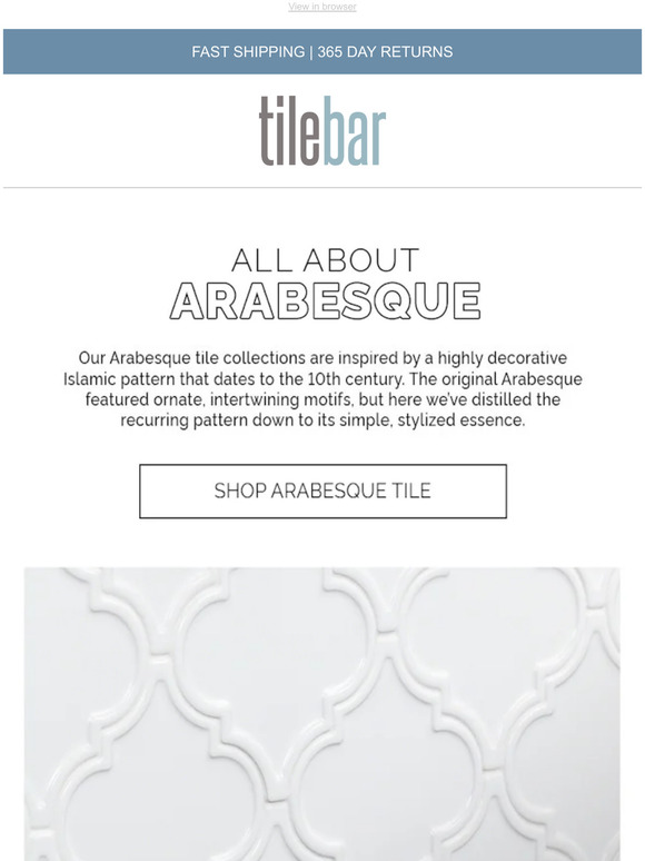 TileBar: Essence of Arabesque | A minimalist take on a traditional ...