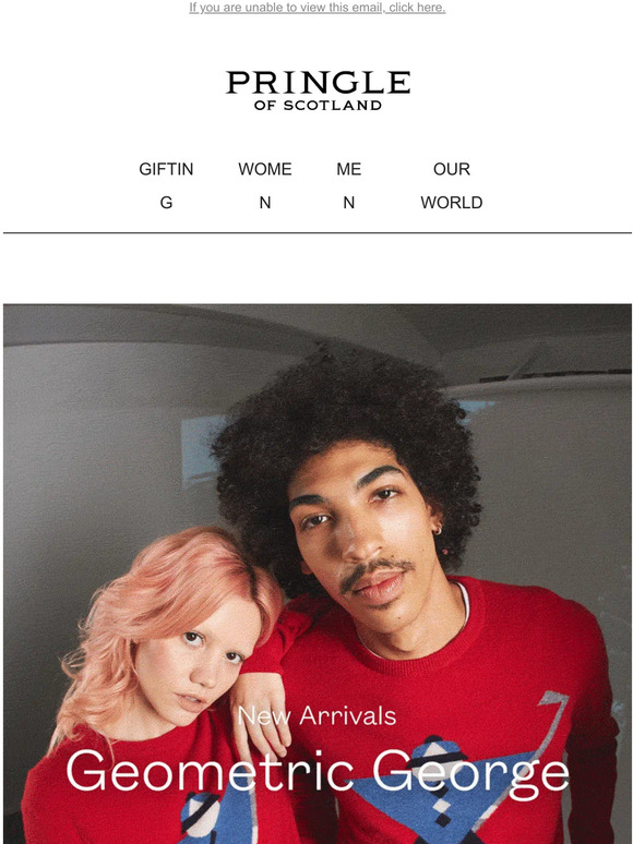 Pringle of Scotland: New In: Welcome Back Geometric George | Milled