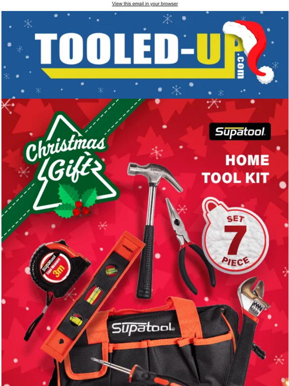 Tooled Up: 🎁 Now Only £9.99 - Supatool 7 Piece Home Tool Kit | Milled