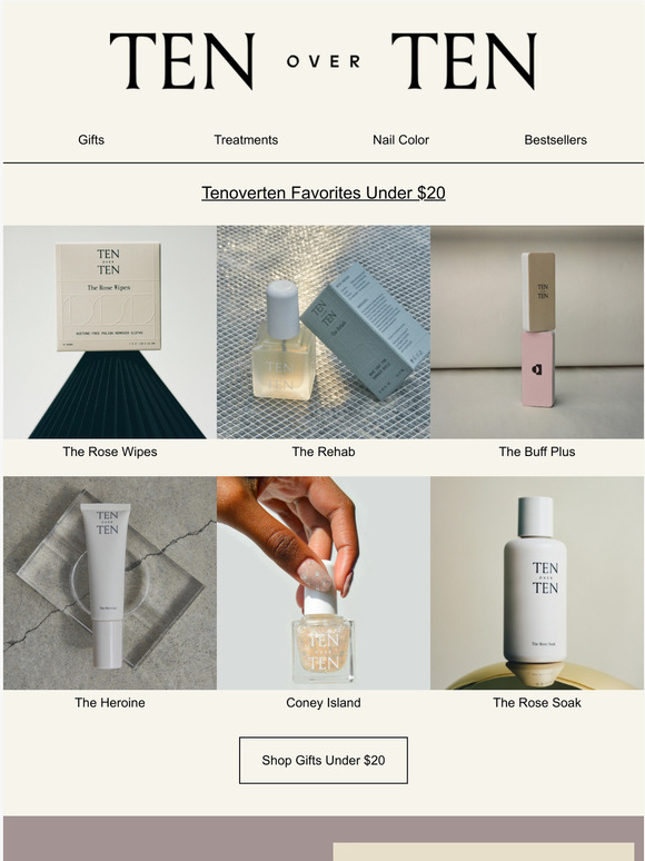 Tenoverten: Your Favorites All Under $20 | Milled