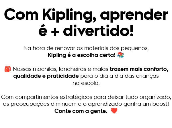Kipling: 1º passo para aprender melhor: organizar! | Milled