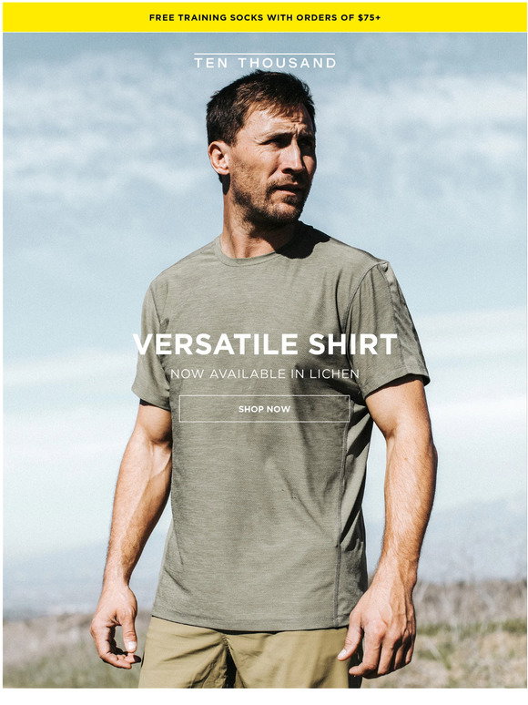 Ten Thousand: Versatile Shirts Now In Lichen | Milled