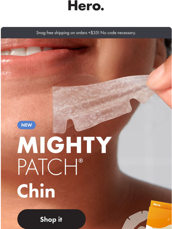 Mighty Patch: NEW: Mighty Patch Chin has arrived 🎉 | Milled