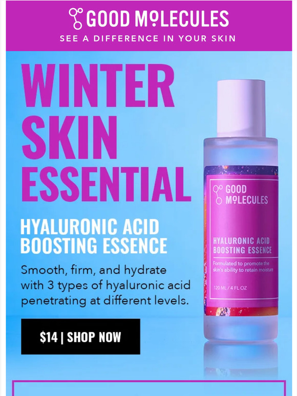 Good Molecules How To Update Your Skincare Routine For Winter ๏ธ Milled