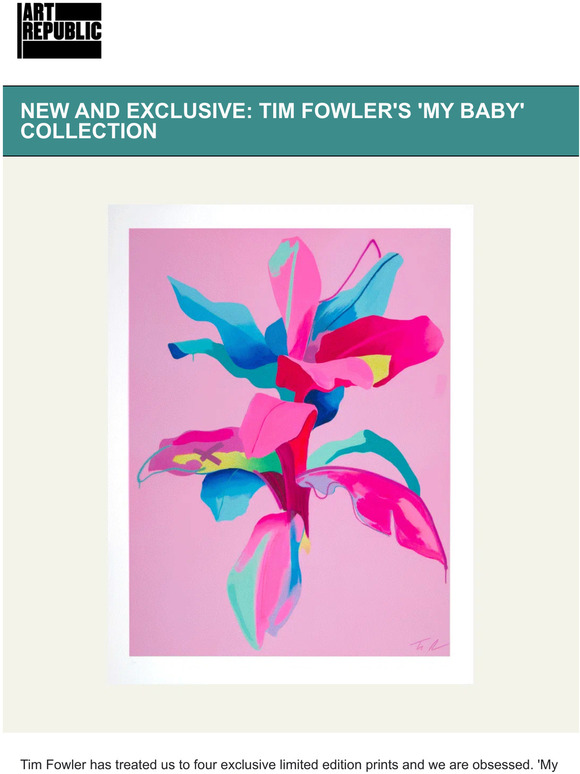 Art Republic: Tim Fowler's new and exclusive botanical prints are a ...