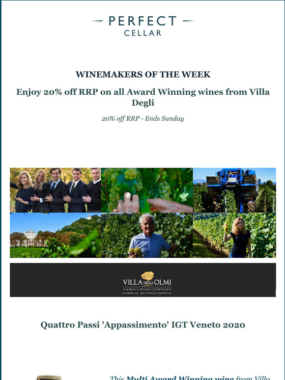 Perfect Cellar: Gorgeous Amarone style 2020 Quattro Passi 'Appassimento ...