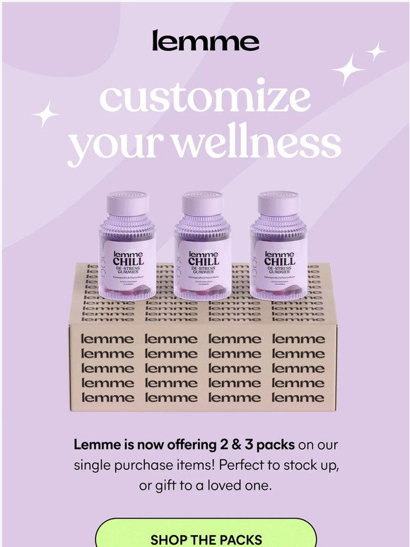 Lemme: 2 & 3 packs now available | Milled
