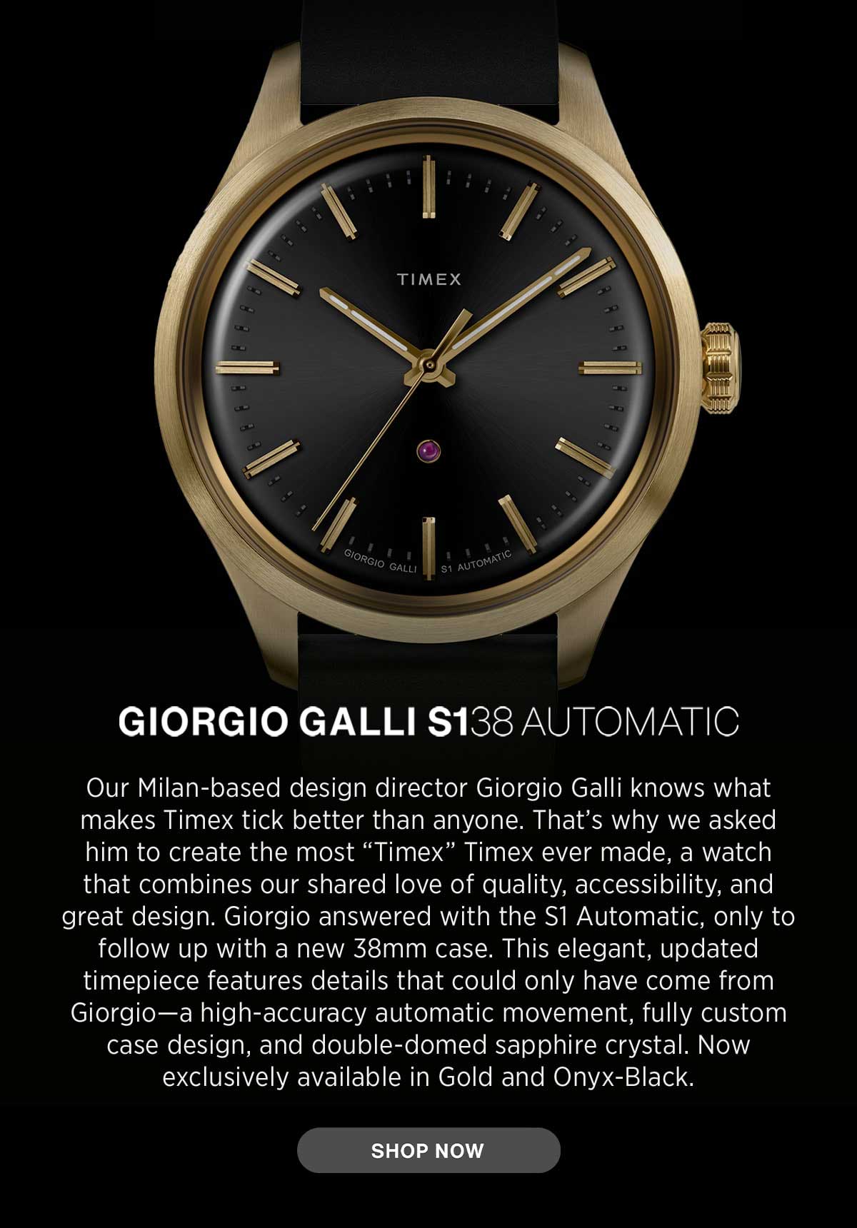 Timex: New Giorgio Galli S138 Automatic | Milled