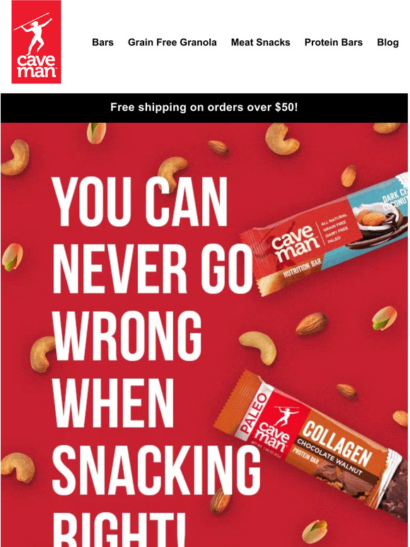 Caveman Foods: You can never go wrong when snacking right! | Milled