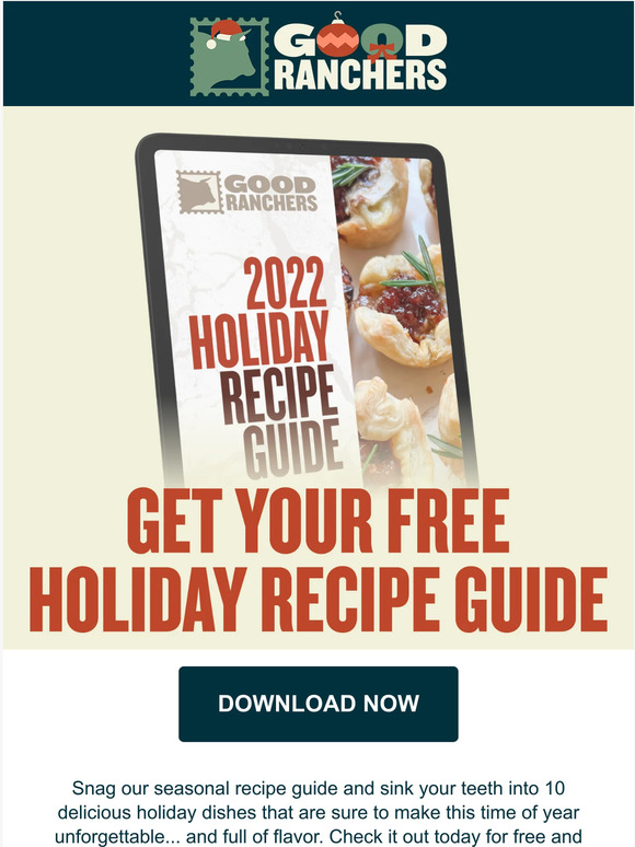 Good Ranchers: Your Holiday Recipe Guide is Waiting 🎄 | Milled