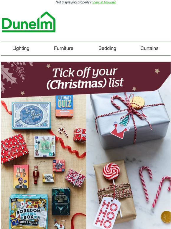 Dunelm: Say hello to great gifts | Milled