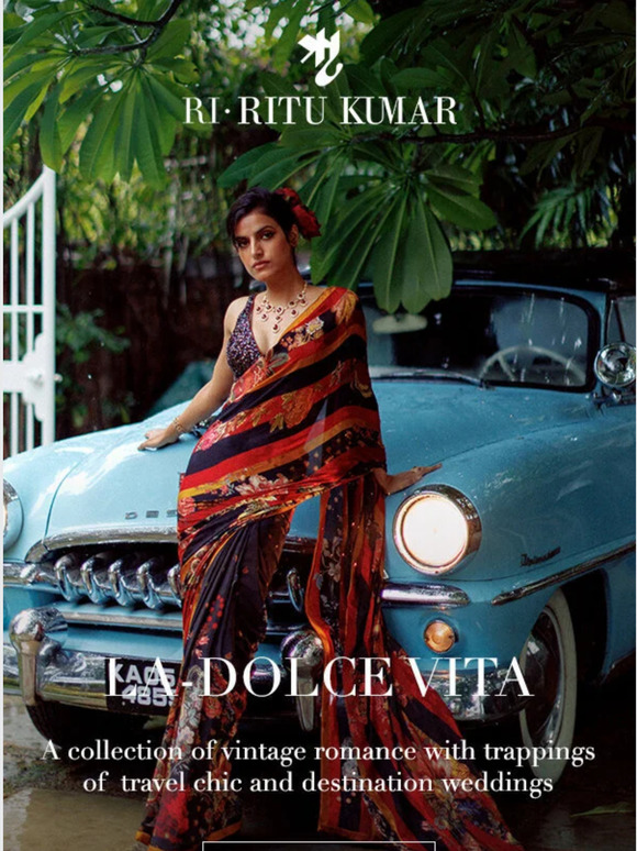 Ritu Kumar: La Dolce Vita: Winter'22 Collection | Milled