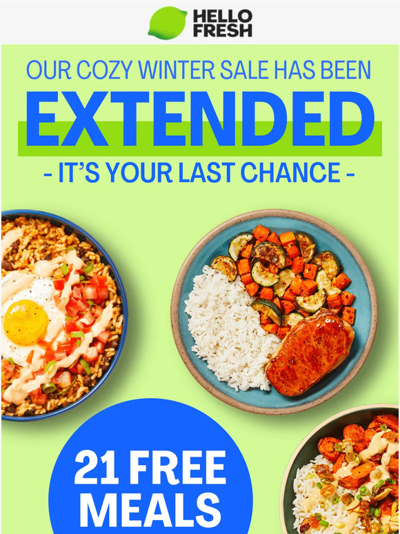 HelloFresh: The secret’s out: sale EXTENDED for one day only | Milled