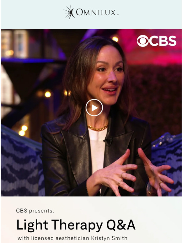 Omnilux LED: CBS presents: Light therapy with Omnilux 🎬 | Milled