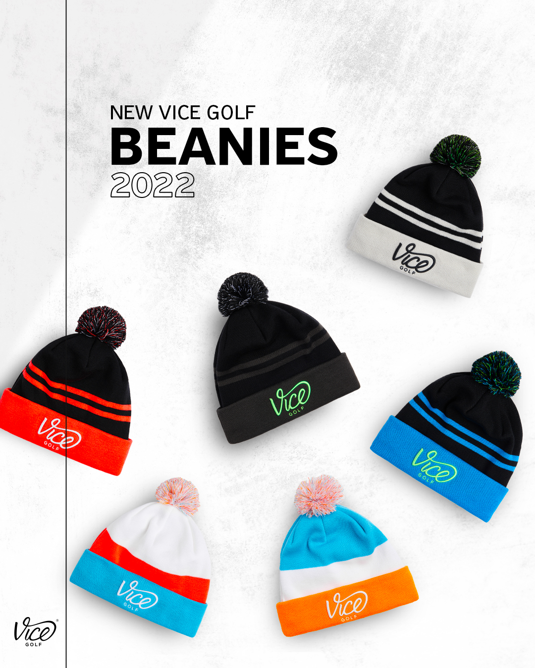 Vice Golf: Fight the cold with brand-new VICE Beanies! | Milled
