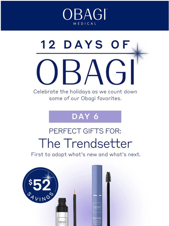 Obagi: On Day 6: Lash and Brow Dreams Come True | Milled