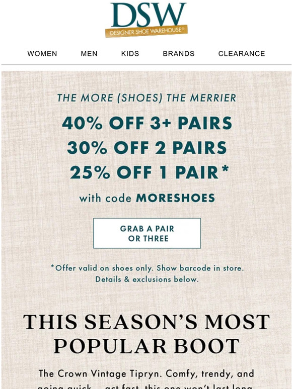 DSW: Don’t miss the one shoe on everyone’s list. | Milled