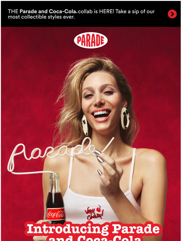 Parade: ️🤍NEW: Introducing Parade and Coca-Cola 🤍 ️ | Milled