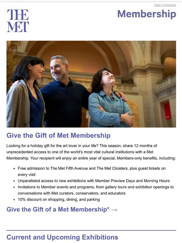 The Met: Give the Gift of 5,000 Years of Art | Membership at The Met ...
