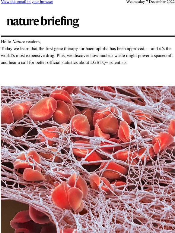 Nature: First gene therapy for haemophilia is world’s most expensive ...