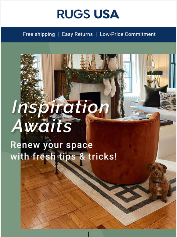 Rugs USA: INSIDE: Holiday inspo for your home 🏠 | Milled