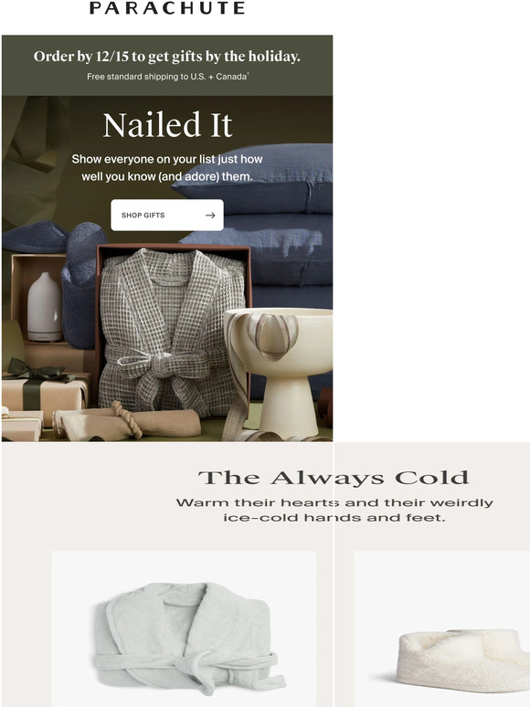 Parachute: Presents For Very Picky People | Milled