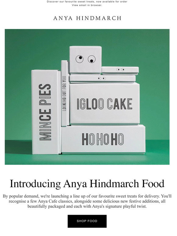 Anya Hindmarch: New: introducing Anya food | Milled