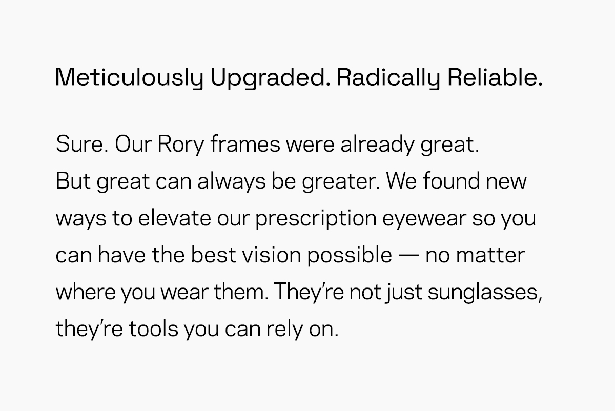 ROKA: Rory 2.0 is here. Spoiler: the sequel is better. | Milled