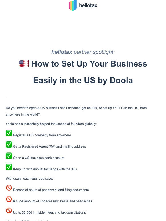Hellotax Uk: 🇺🇸 How to Set Up Your Business Easily in the US by Doola ...