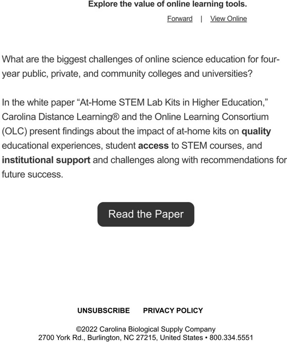 Carolina: New study reveals at-home lab kits’ impact on quality ...