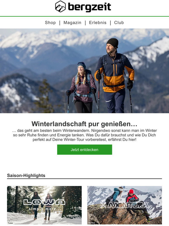 Bergzeit: Winterwandern ️ – alles was Du wissen musst | Milled
