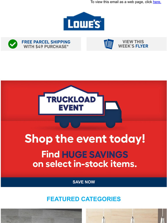 Lowes: We're clearing out our inventory | Milled