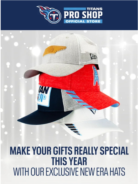 Titans Pro Shop: More. Hats. Please. Exclusive New Era Hats Now ...