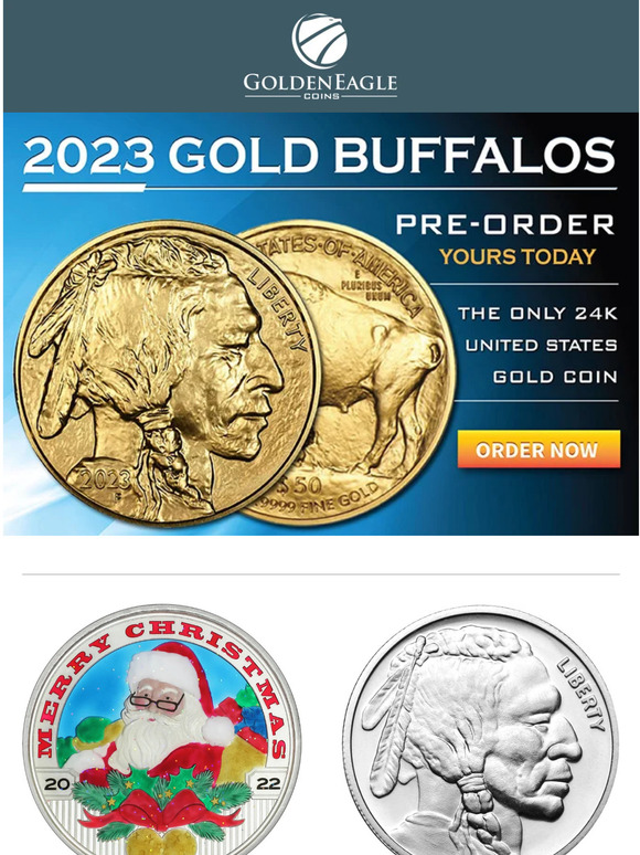 Golden Eagle Coins: PRE ORDER 2023 GOLD BUFFALO | Milled