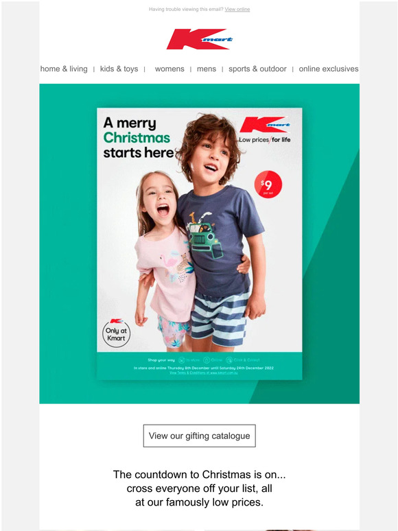 Kmart: NEW gifting catalogue out now | Milled