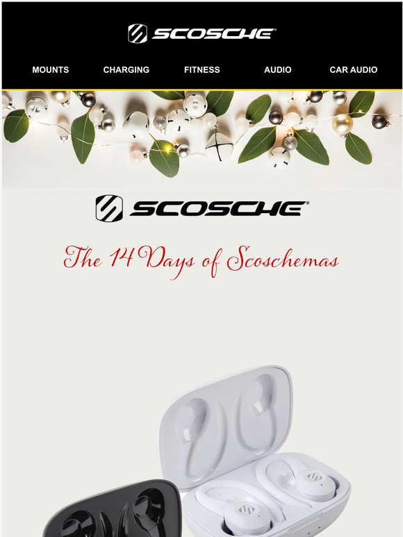 Scosche: 🎄14 Days of Scoschemas Continues with Savings on ThudBuds TWS ...