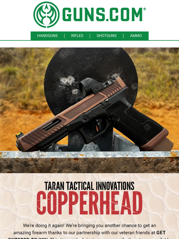 Guns.com: Win A Taran Tactical Innovations Copperhead! | Milled
