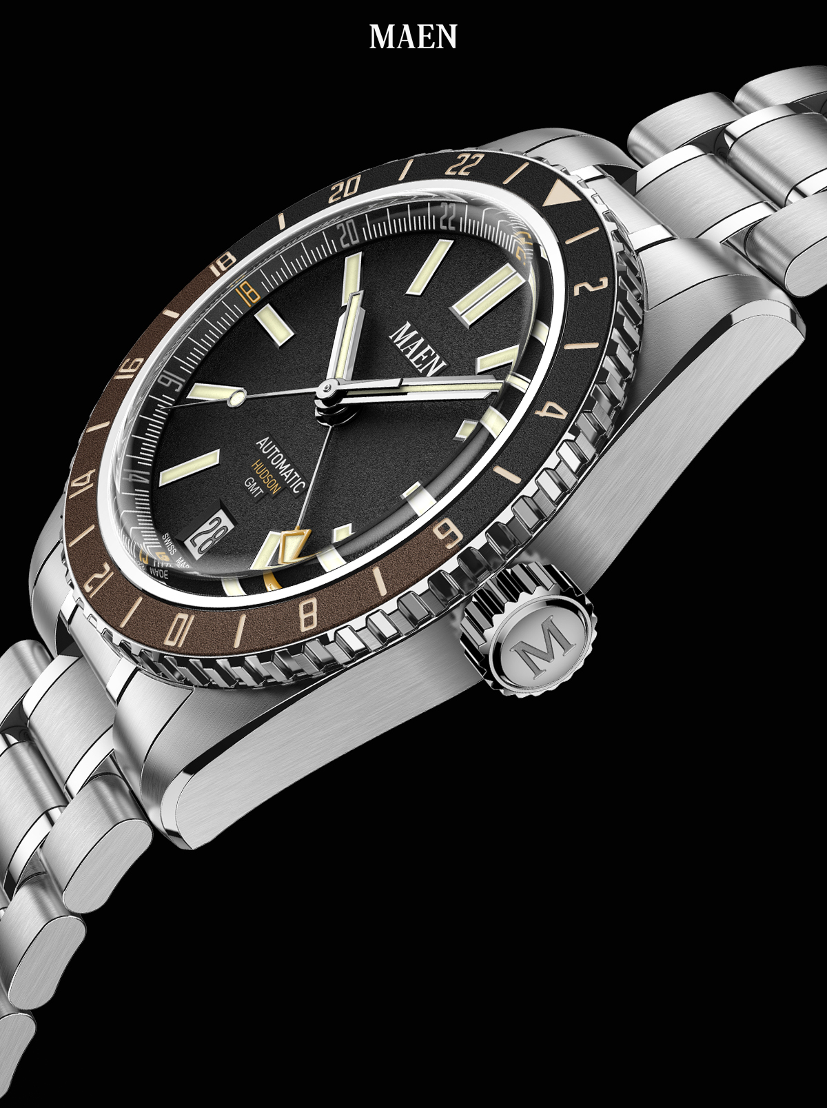 MAEN Watches: Hudson 38 GMT - Now Available! | Milled